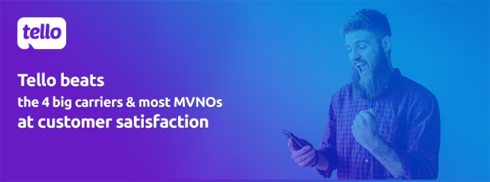 How Tello Mobile Beats the big 4 & other MVNOs at Customer Satisfaction