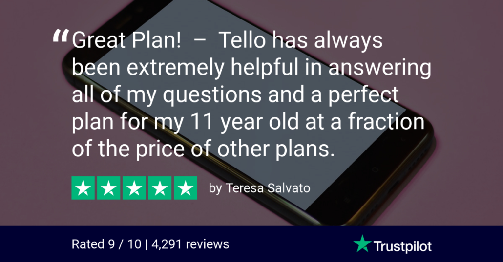 Families are choosing Tello phone plans for the kids’ first phone