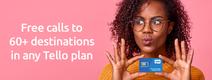 International calling with Tello Mobile: Free calls to 60+ destinations ...